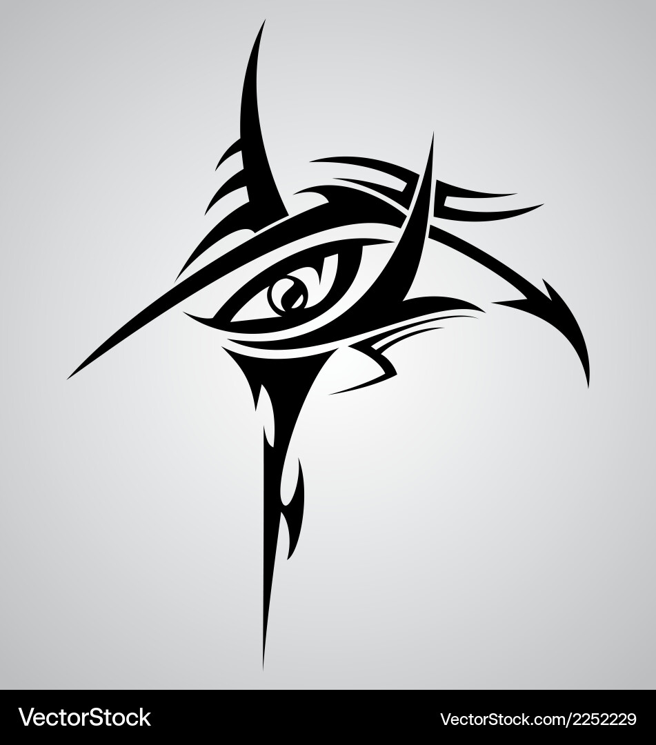 Tribal Eyes Tattoo Tribal Eye Png Images | PNGWing