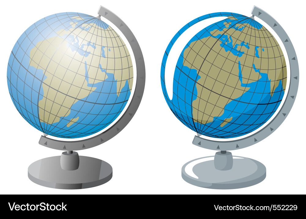 Globe Royalty Free Vector Image - VectorStock