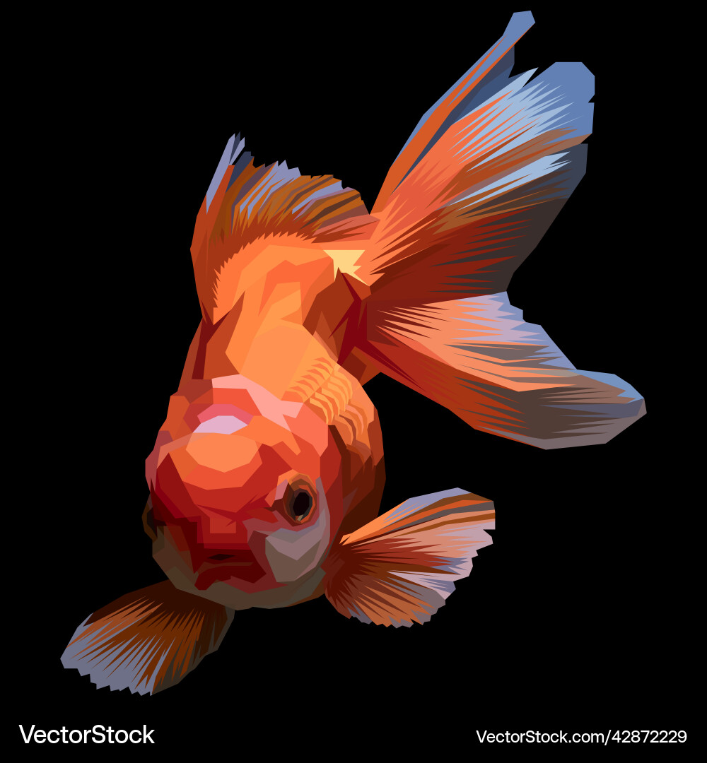 Goldfish Royalty Free Vector Image - VectorStock