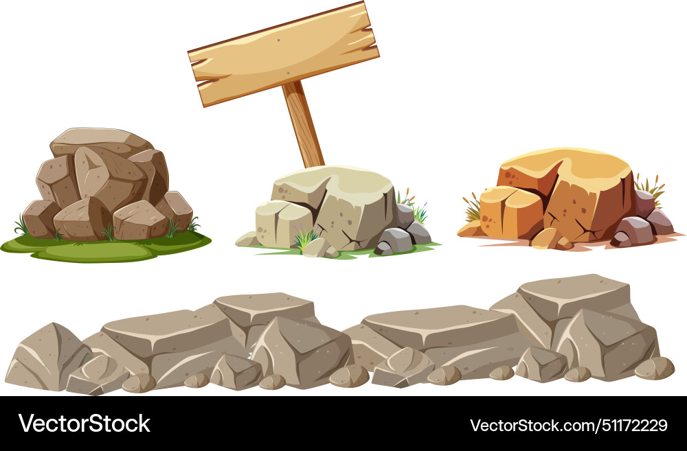 Cartoon Rocks Vector Images (over 73,000)