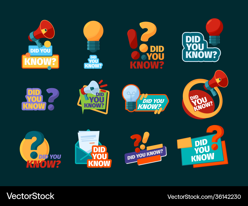 Do you know typography design with promotional Vector Image
