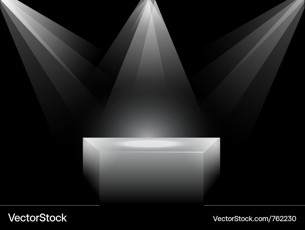 Stage lighting Royalty Free Vector Image - VectorStock