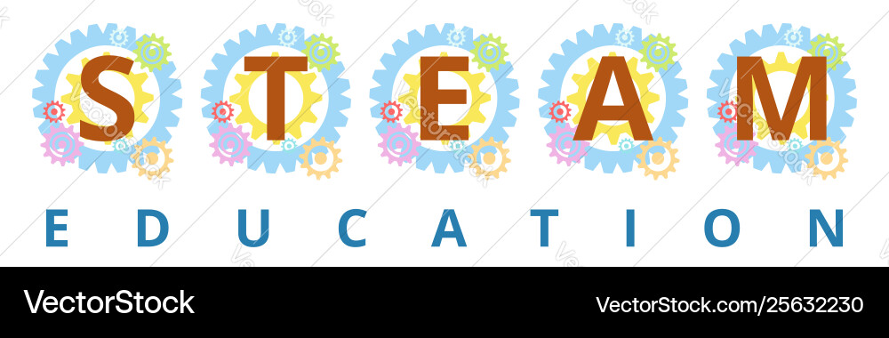 STEAM Education Concepts Royalty Free Vector Image
