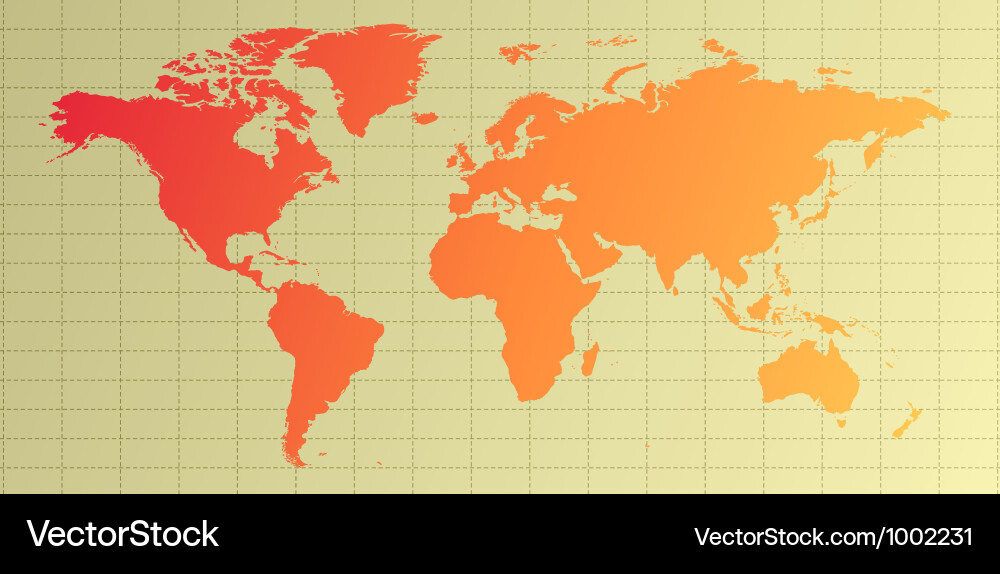 World map Royalty Free Vector Image - VectorStock
