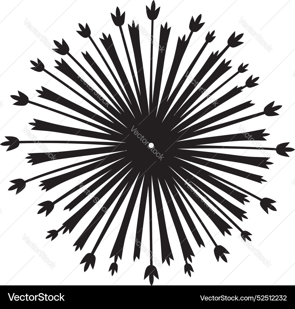 Explosive elegance firework design masterpiece Vector Image