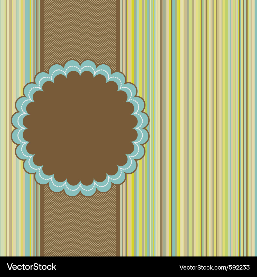 Retro card template Royalty Free Vector Image - VectorStock