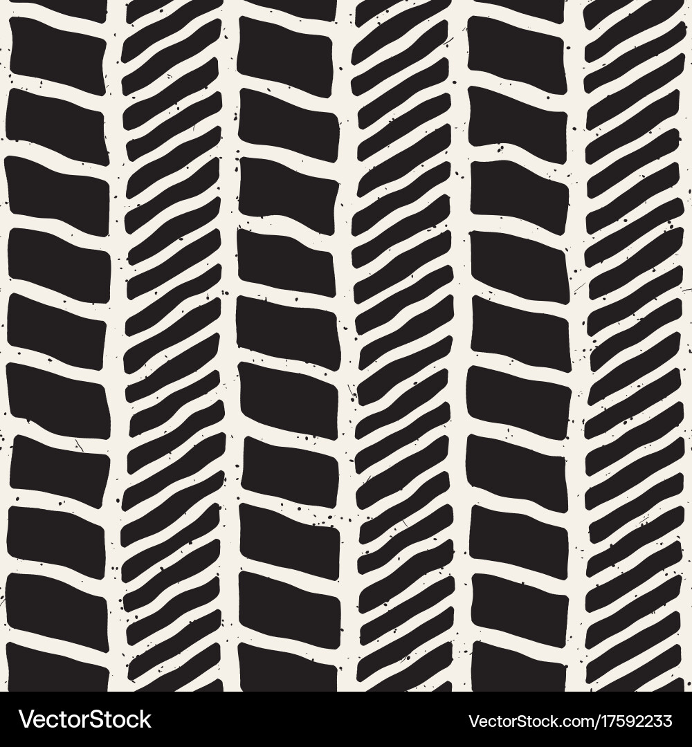 Seamless pattern with hand drawn brush strokes Vector Image