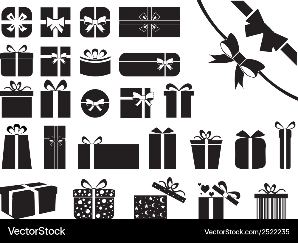 Gift boxes Royalty Free Vector Image - VectorStock