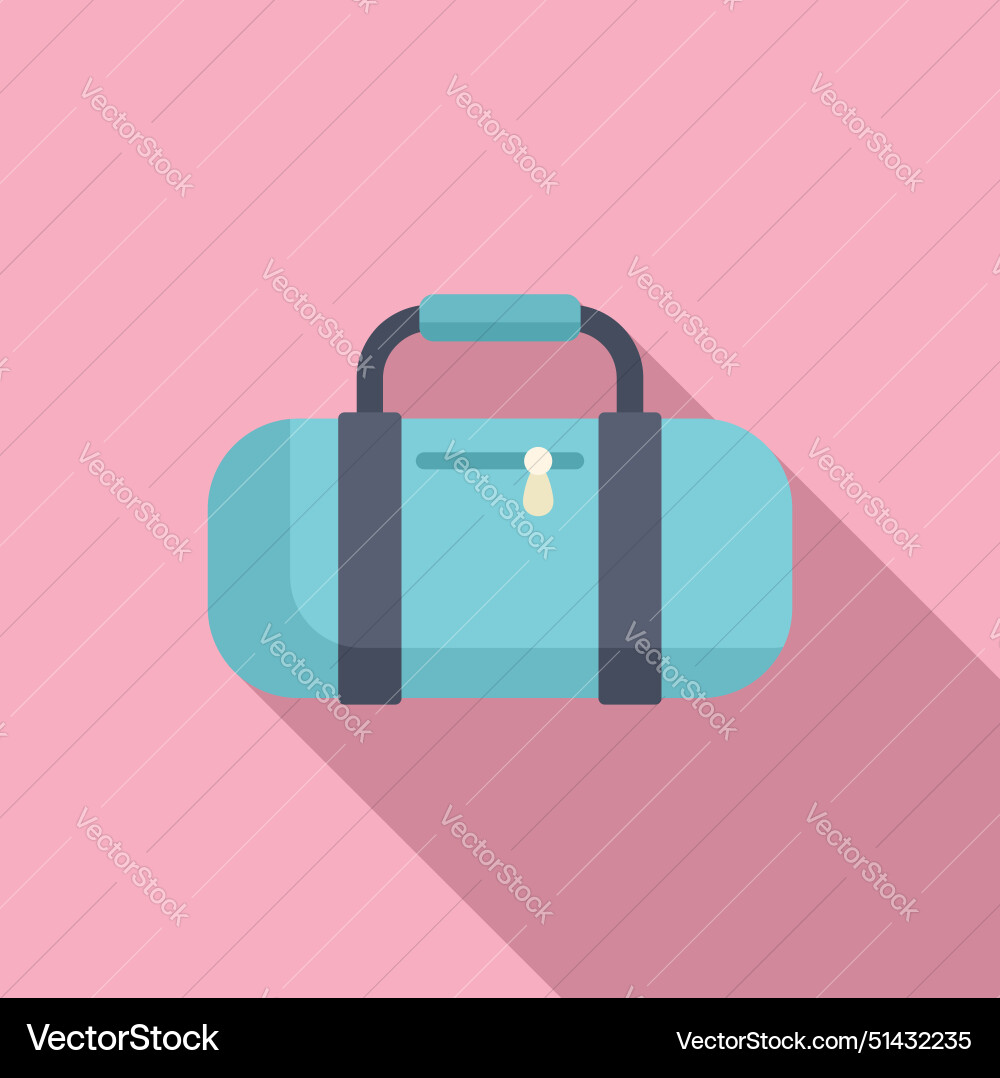 Minimalist of a duffle bag Royalty Free Vector Image