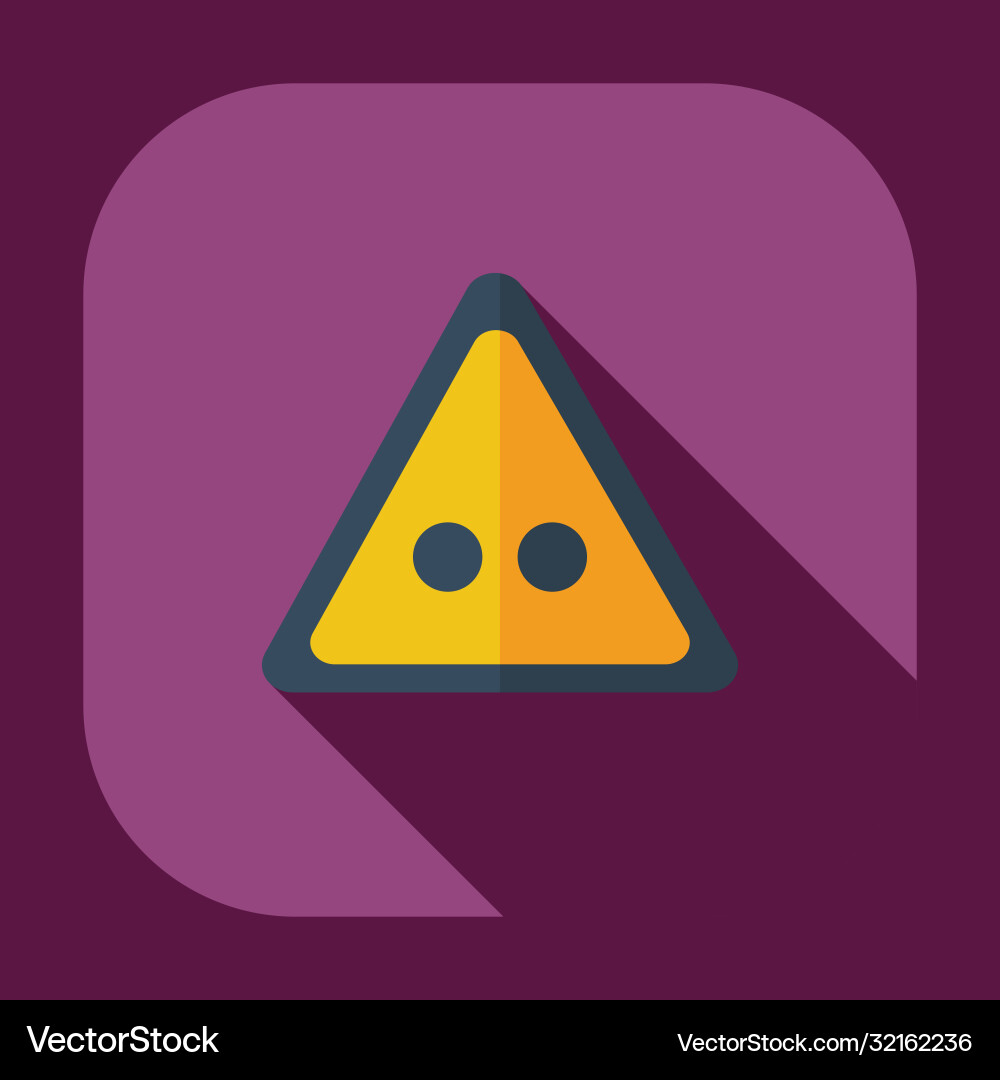 Flat modern design with shadow icons button Vector Image