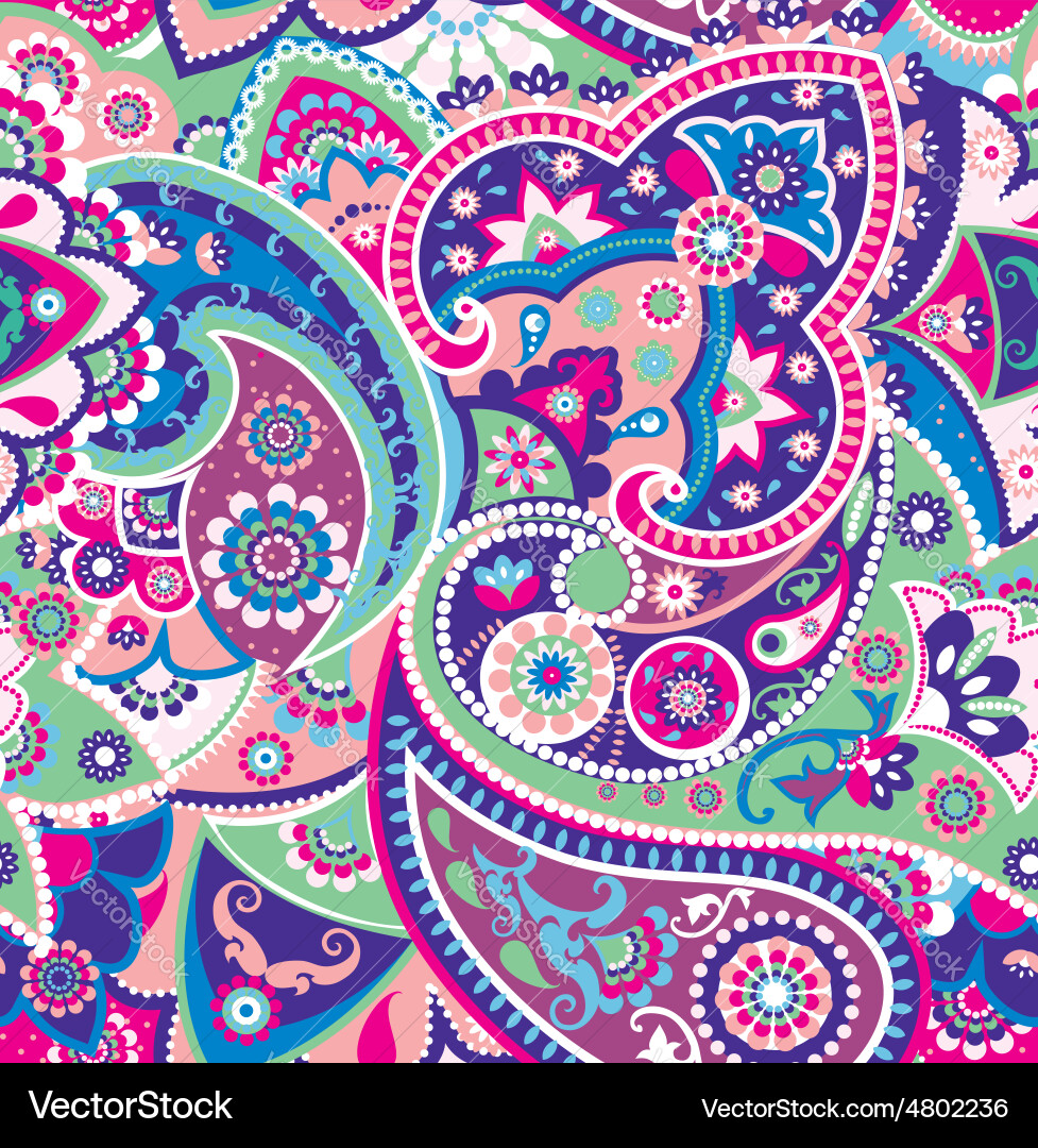 Paisley Pattern Royalty Free Vector Image - VectorStock