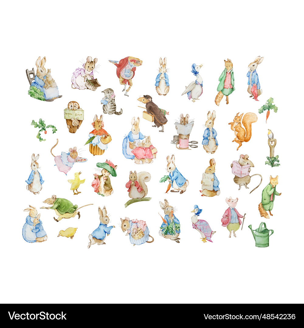 Peter Rabbit Vector Images (over 190)