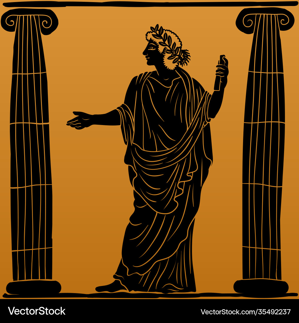 Greek men Royalty Free Vector Image - VectorStock