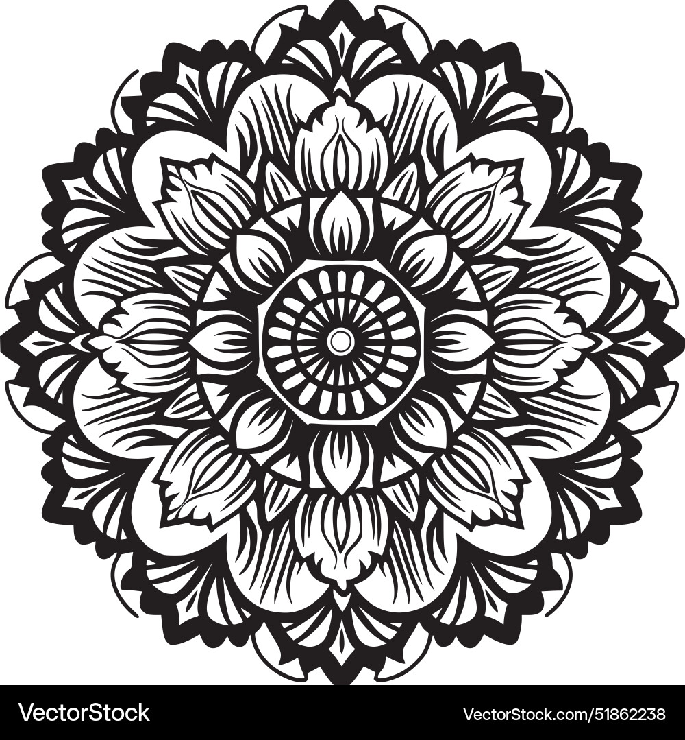 Mandala art Royalty Free Vector Image - VectorStock