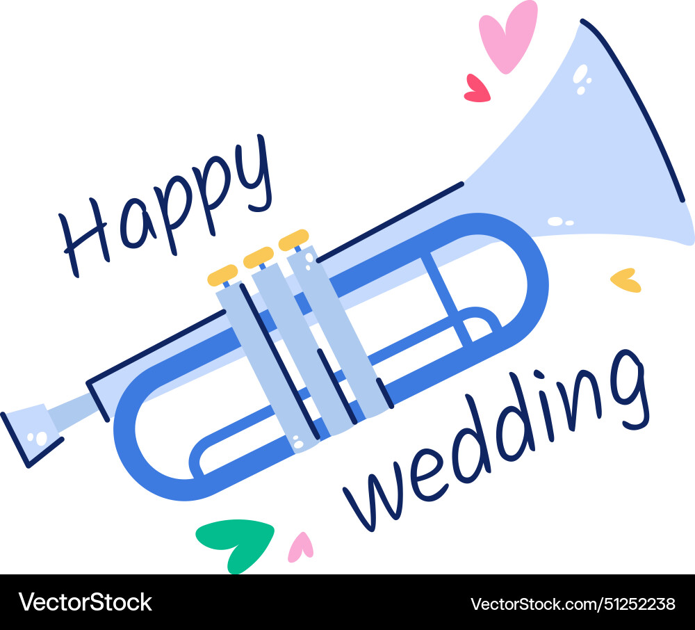 Trumpet Royalty Free Vector Image - VectorStock