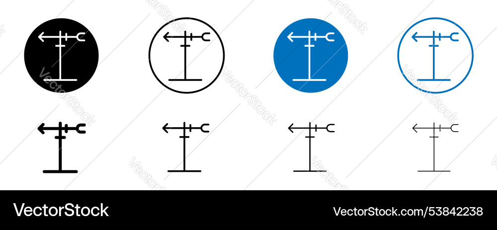 Veleta icon set Royalty Free Vector Image - VectorStock