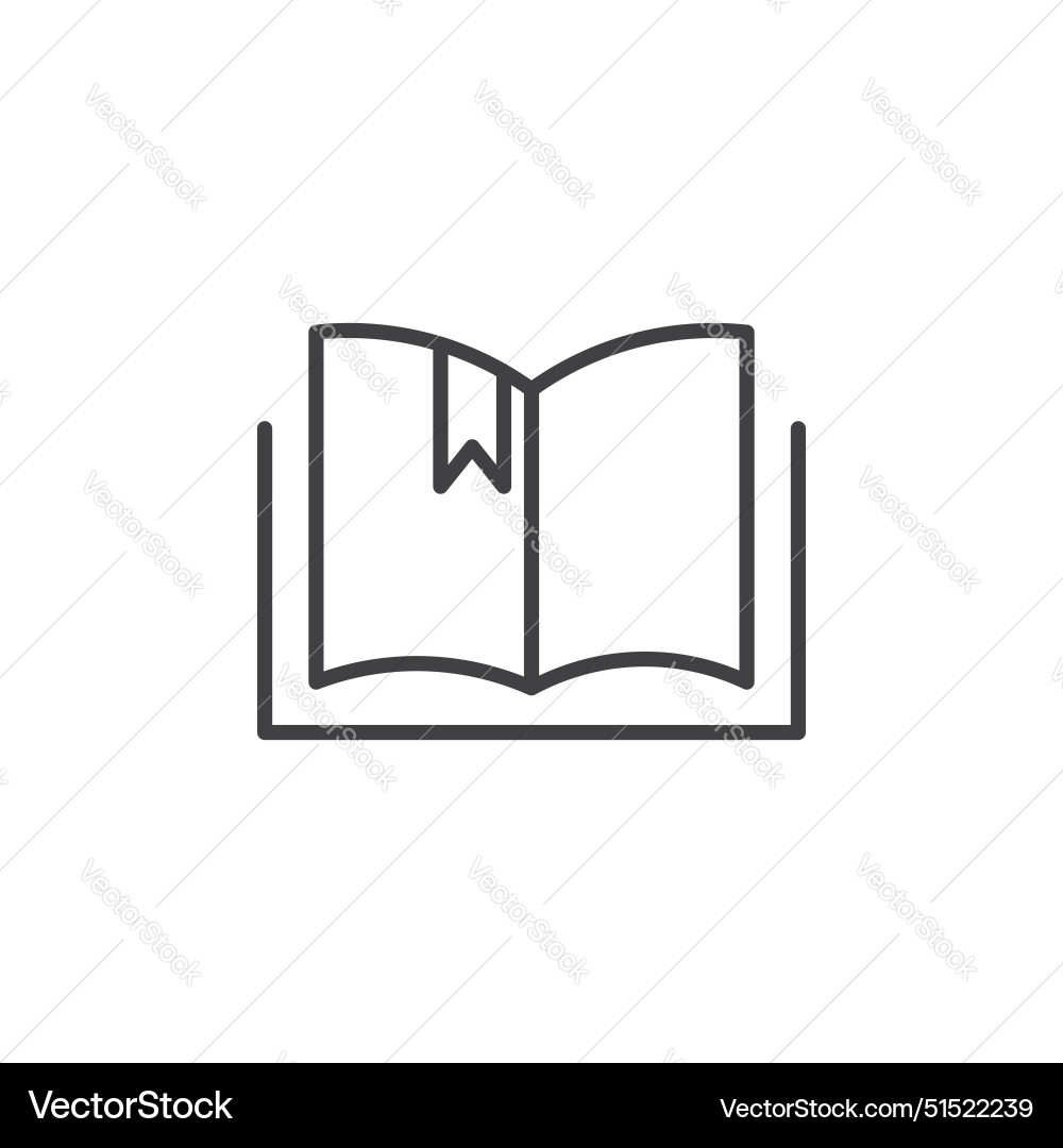 Book bookmark icon Royalty Free Vector Image - VectorStock