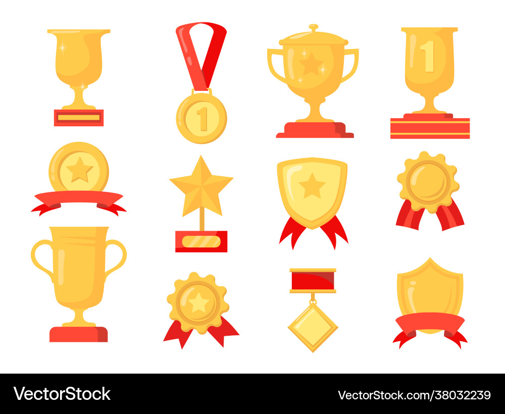 Cartoon Ribbon Award Vector Images (over 5,900)