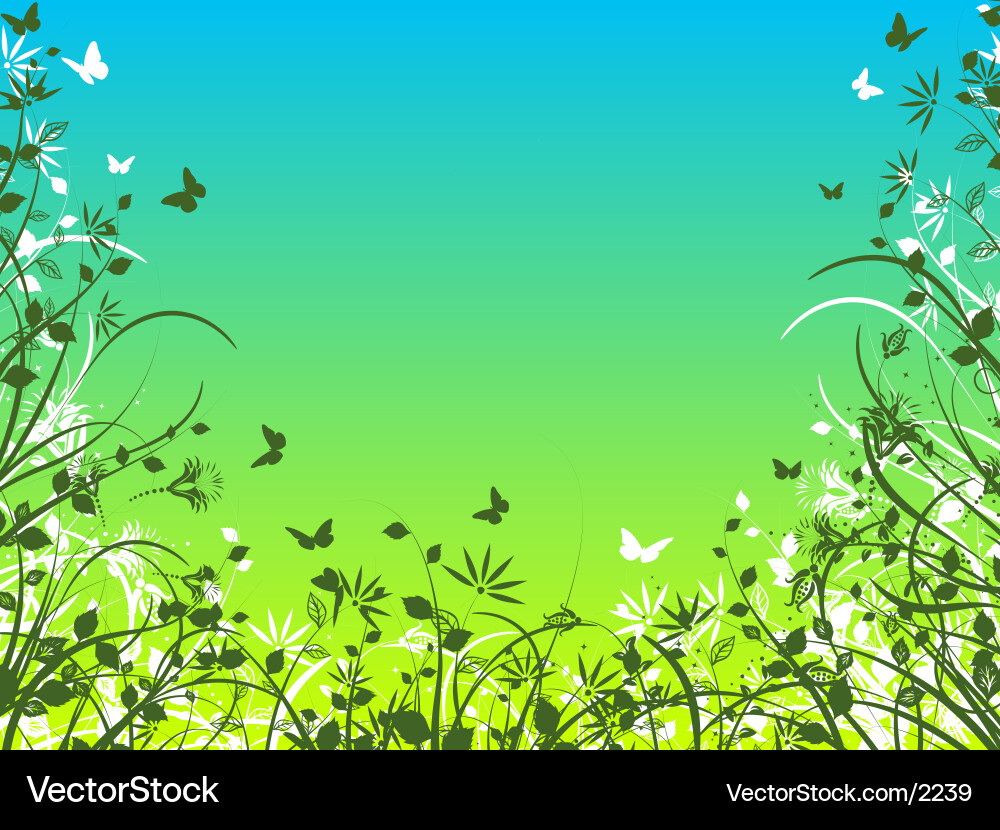 Spring foliage Royalty Free Vector Image - VectorStock