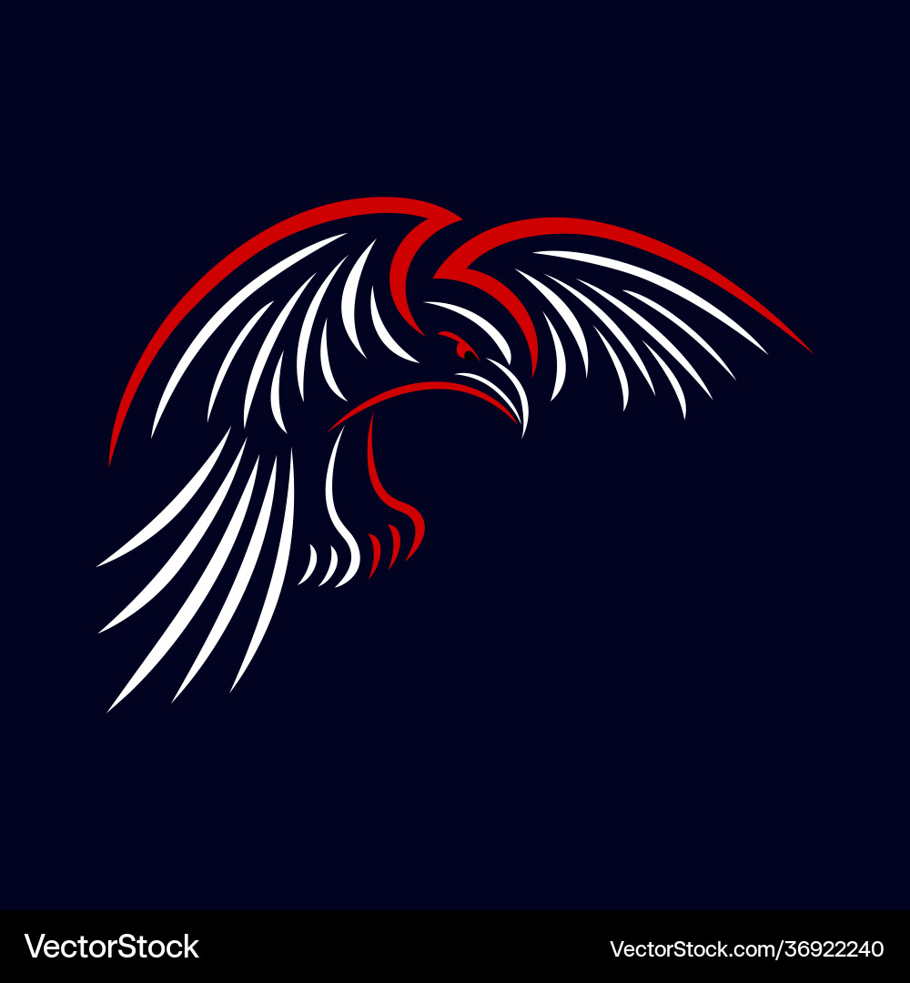 Crow Logo - Modern Emblem Royalty Free Vector Image