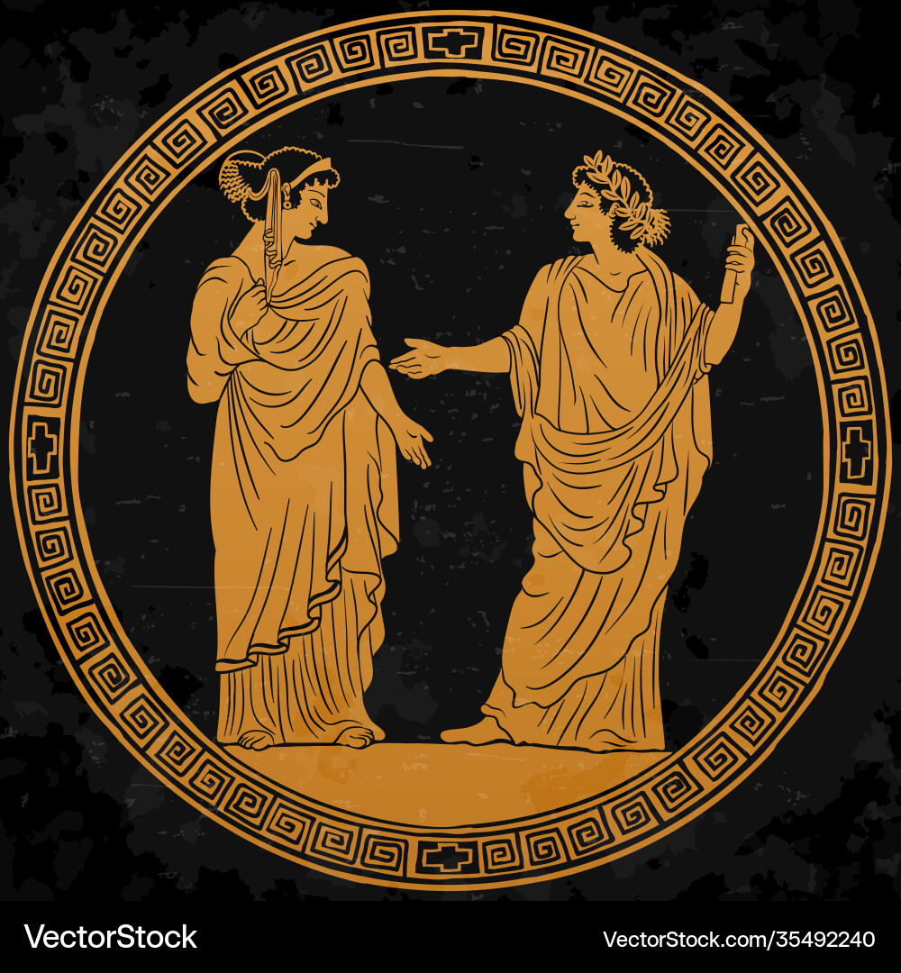 Greek men Royalty Free Vector Image - VectorStock