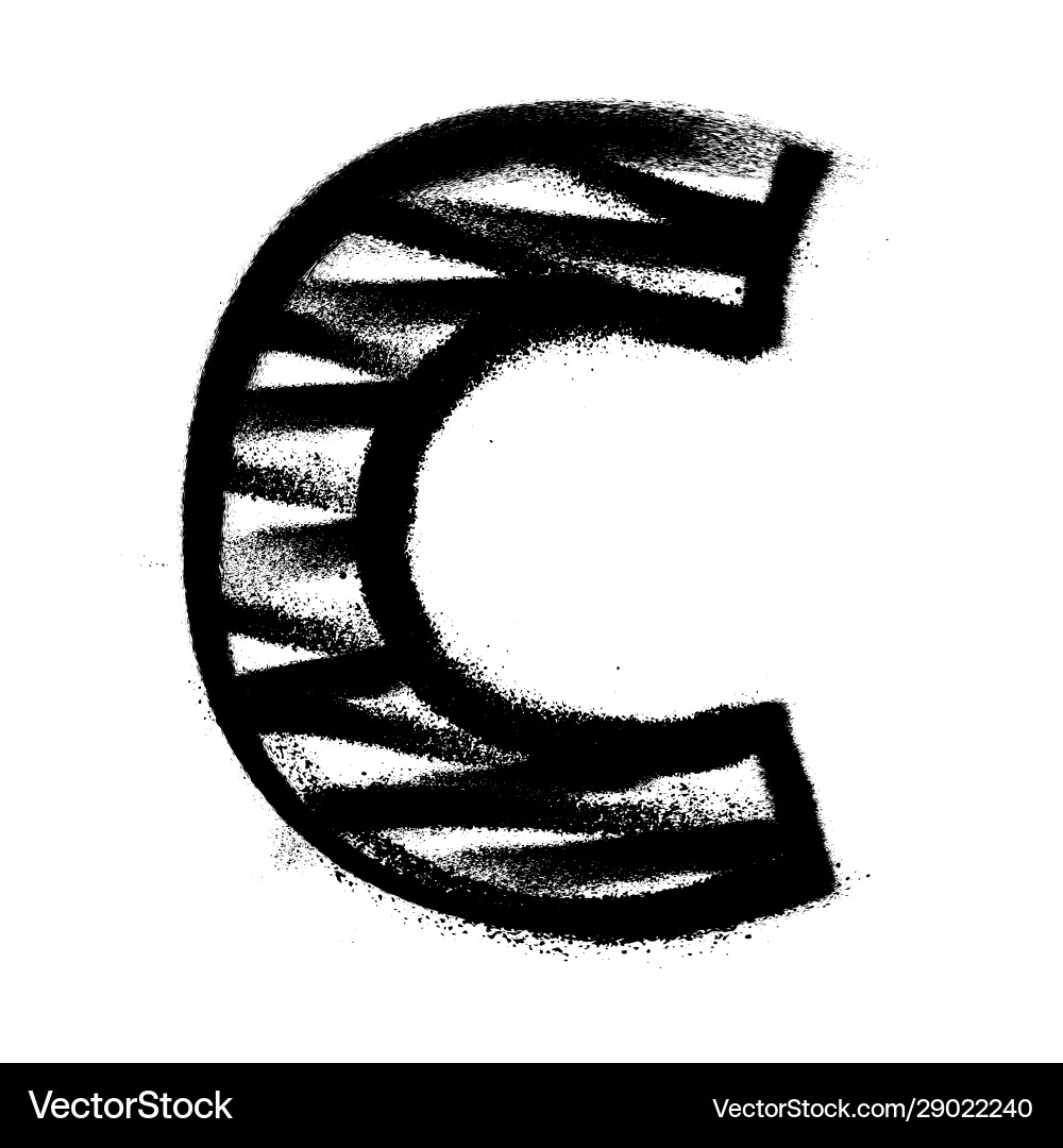 The Letter C In Graffiti