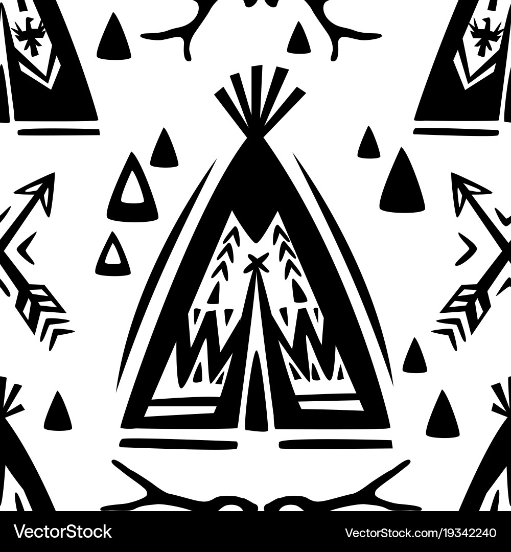 Tribal Native American Pattern Royalty Free Vector Image