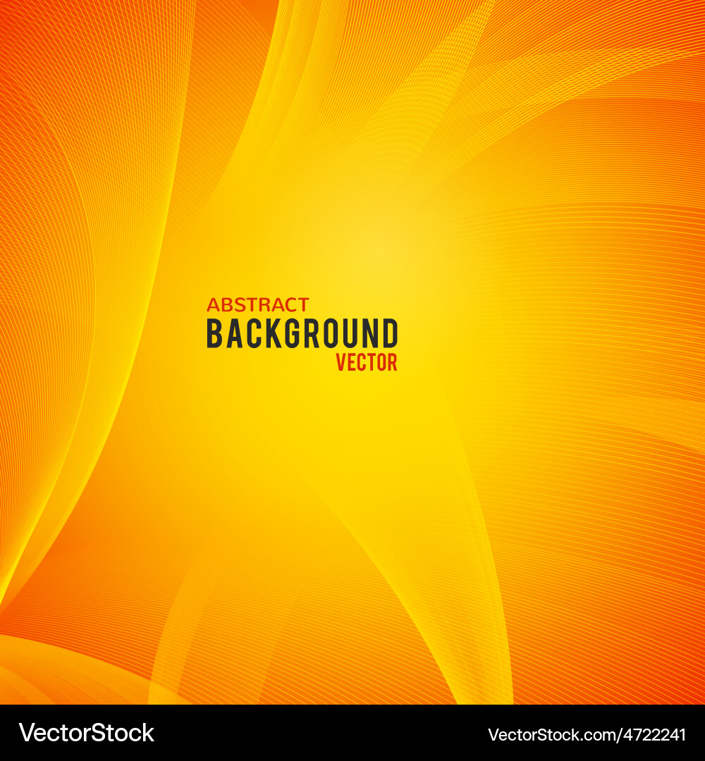 Abstract yellow and orange background Royalty Free Vector