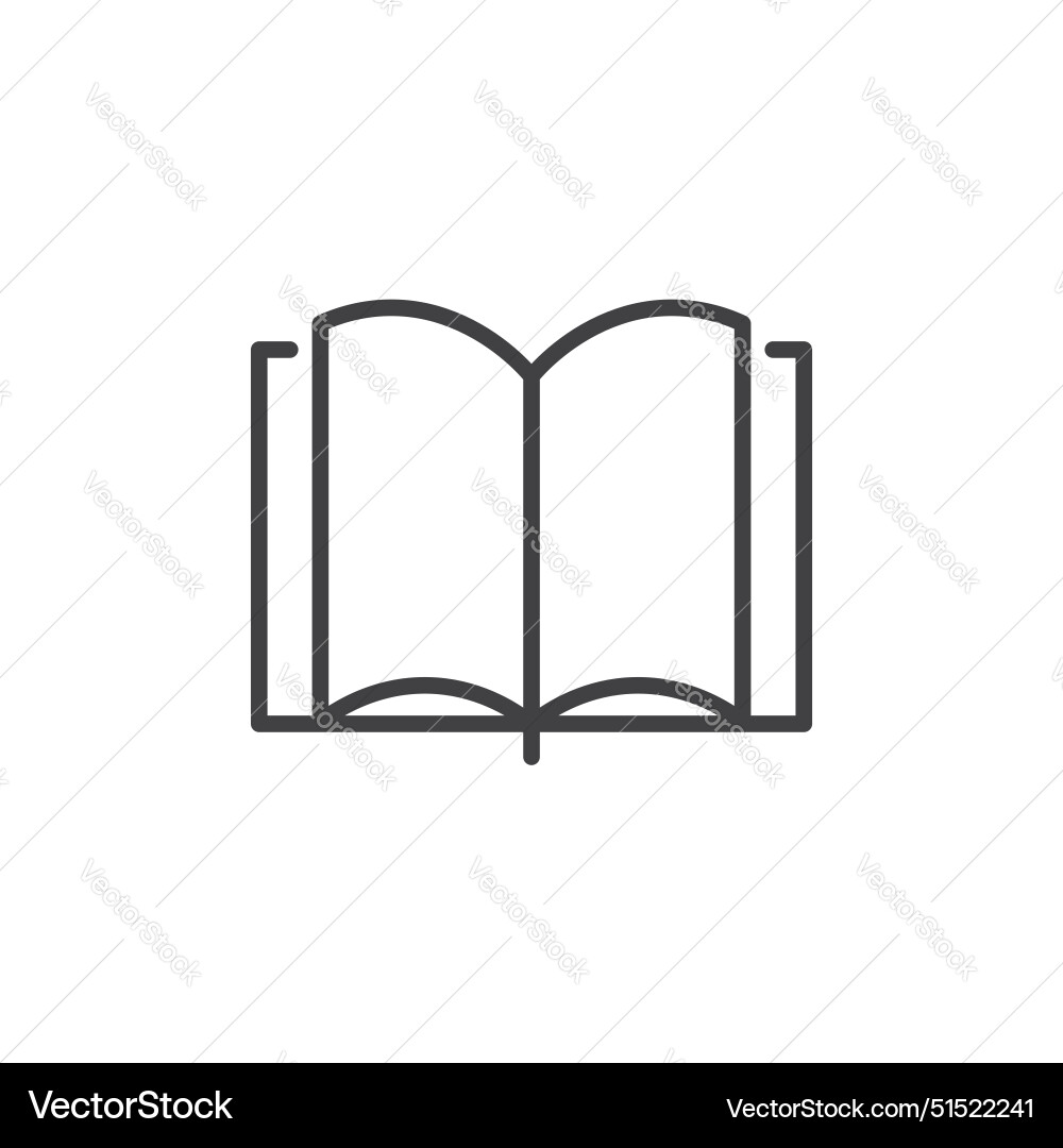 Book open icon Royalty Free Vector Image - VectorStock