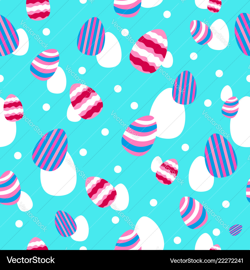 Easter and spring wallpaper seamless pattern Vector Image