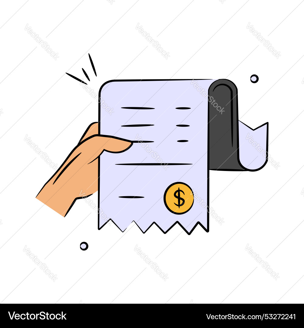 Invoice Royalty Free Vector Image - VectorStock