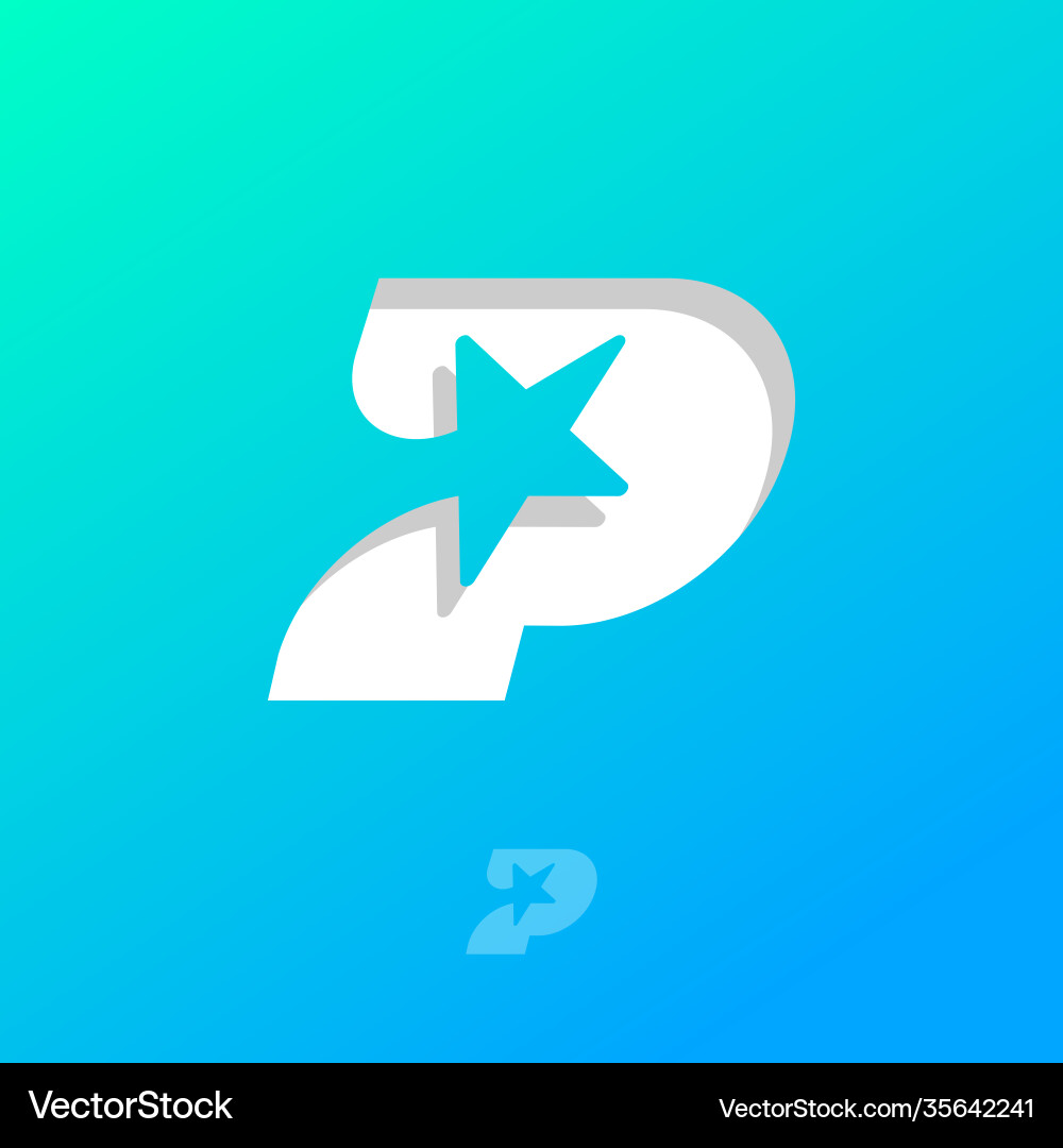 Letter P Logo Icon Star Vector Images (over 250)