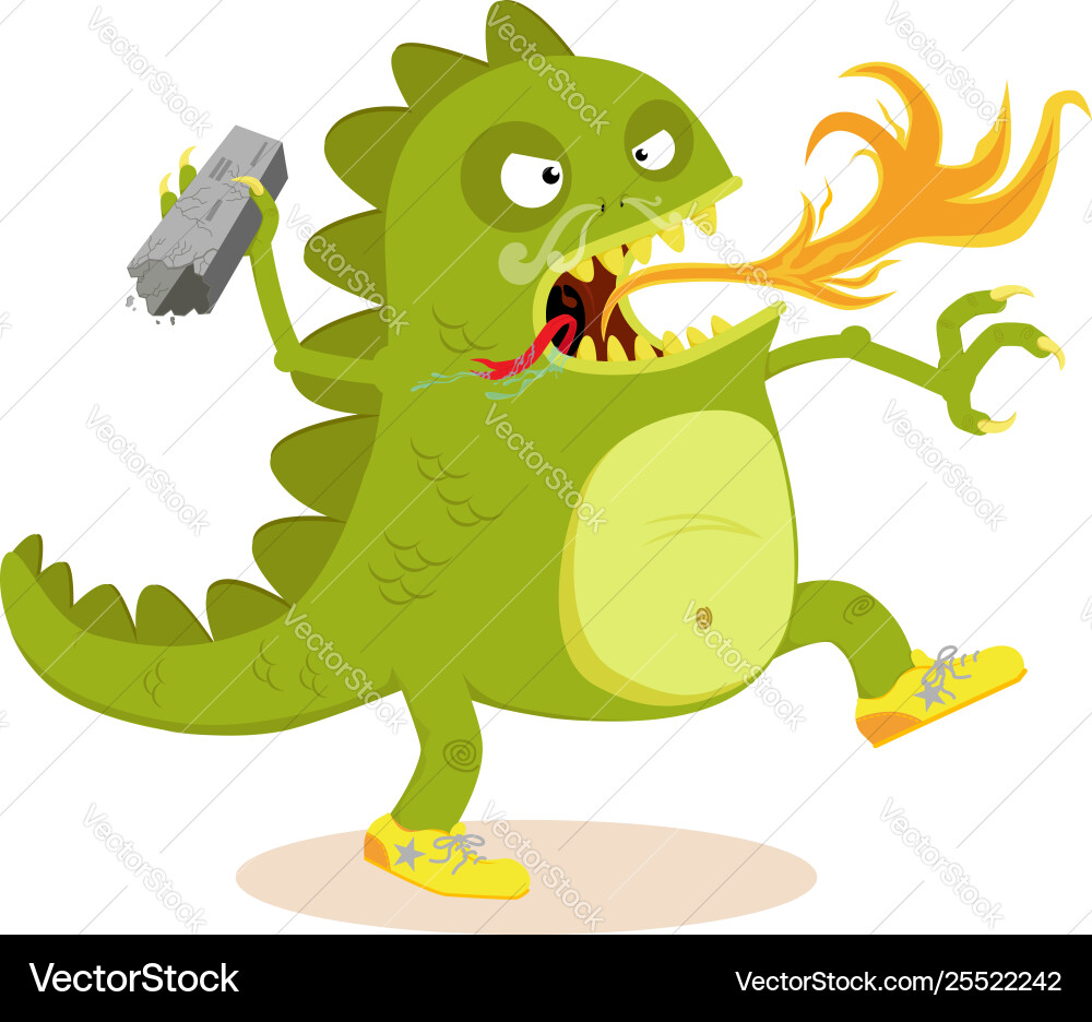 Lizard monster Royalty Free Vector Image - VectorStock