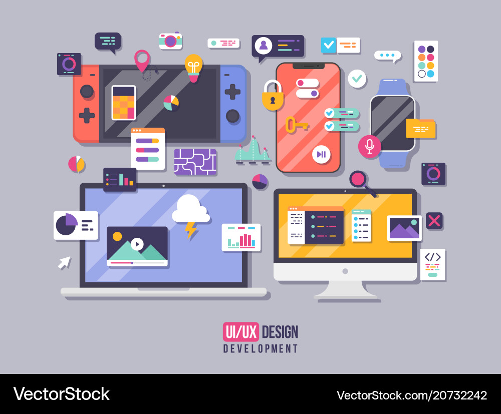 Process of developing interface for digital Vector Image