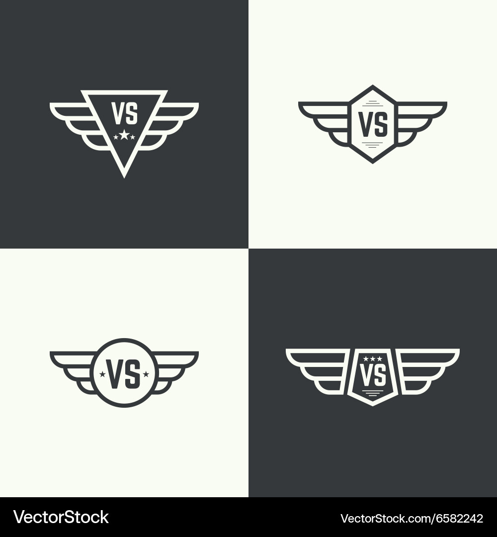 Versus sign Royalty Free Vector Image - VectorStock