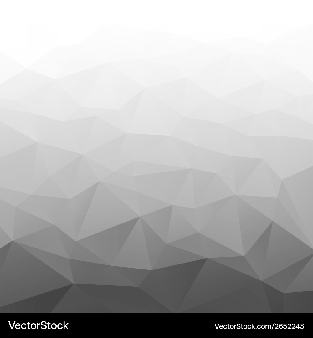 Abstract gradient gray geometric background Vector Image