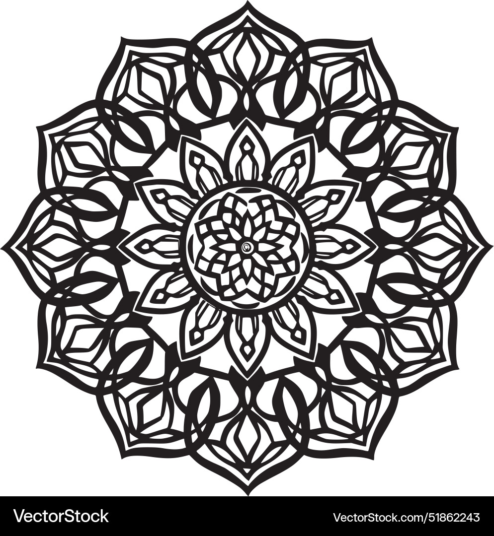 Mandala art Royalty Free Vector Image - VectorStock
