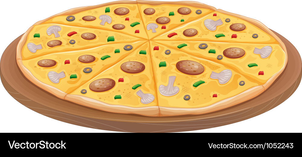 Pizza Royalty Free Vector Image - VectorStock