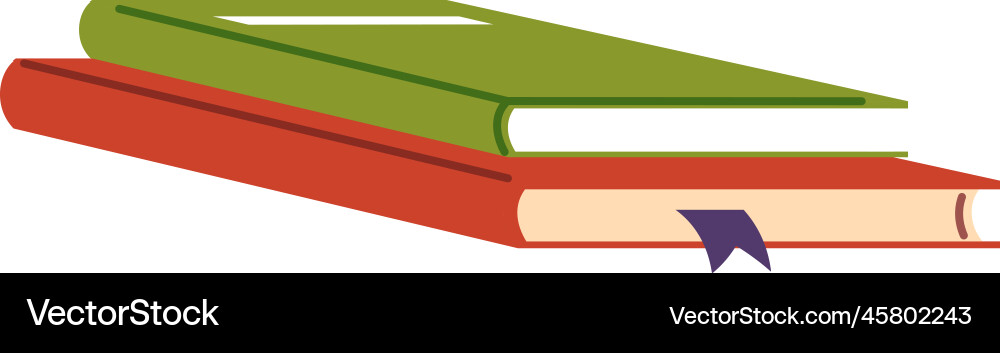 School classes and education textbook publication Vector Image