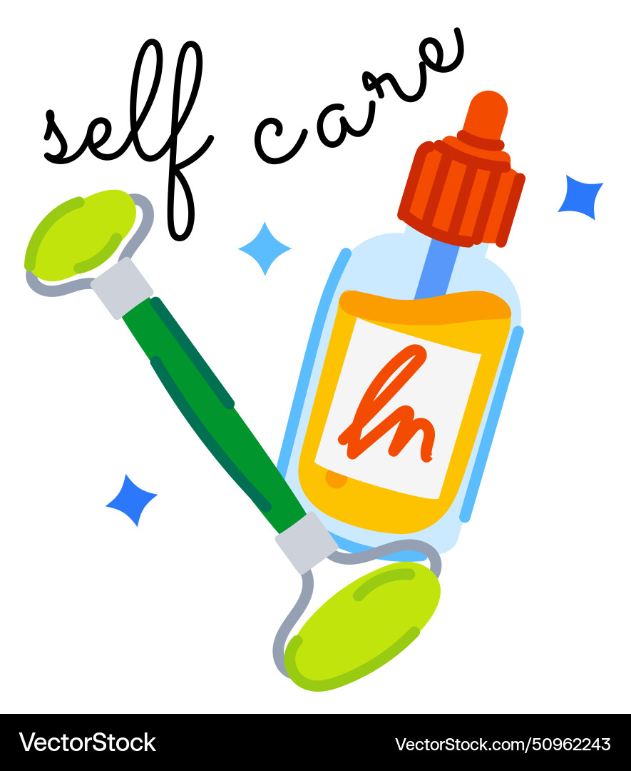 Self care Royalty Free Vector Image - VectorStock