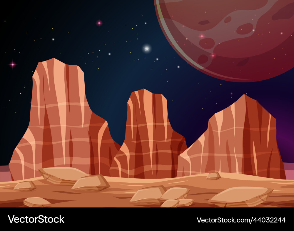 Outer space background wallpaper Royalty Free Vector Image