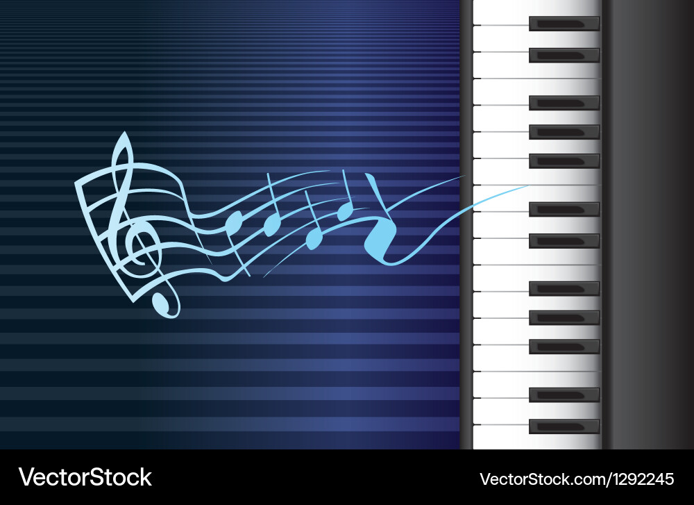 Piano Music Roll Royalty Free Vector Image - VectorStock