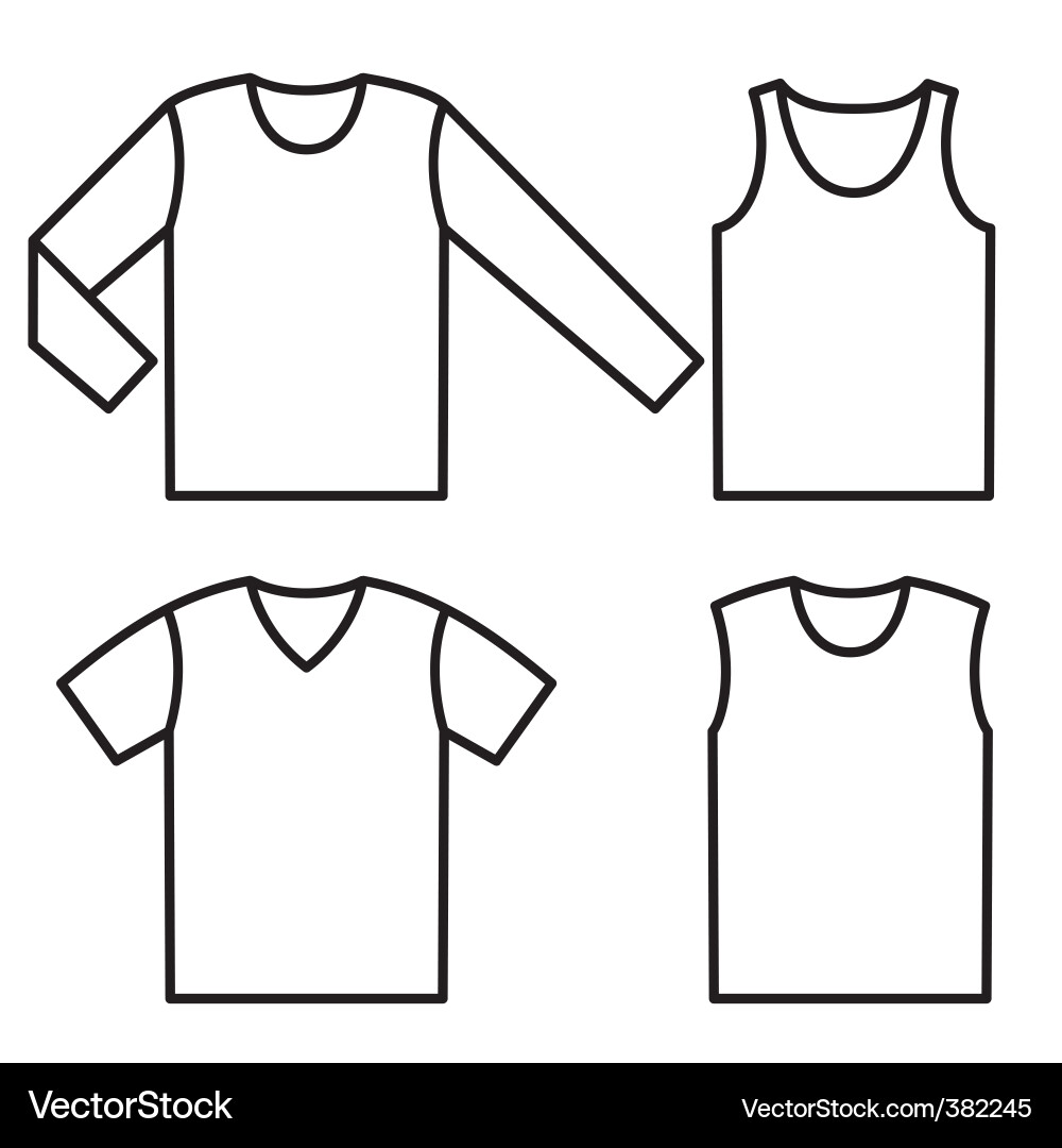 Shirts Royalty Free Vector Image - VectorStock