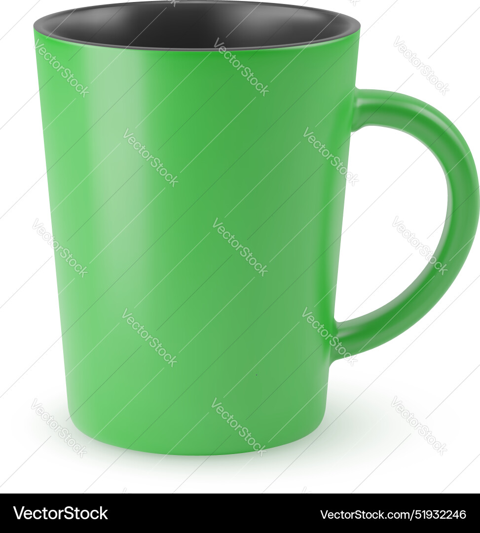 Empty cup Royalty Free Vector Image - VectorStock