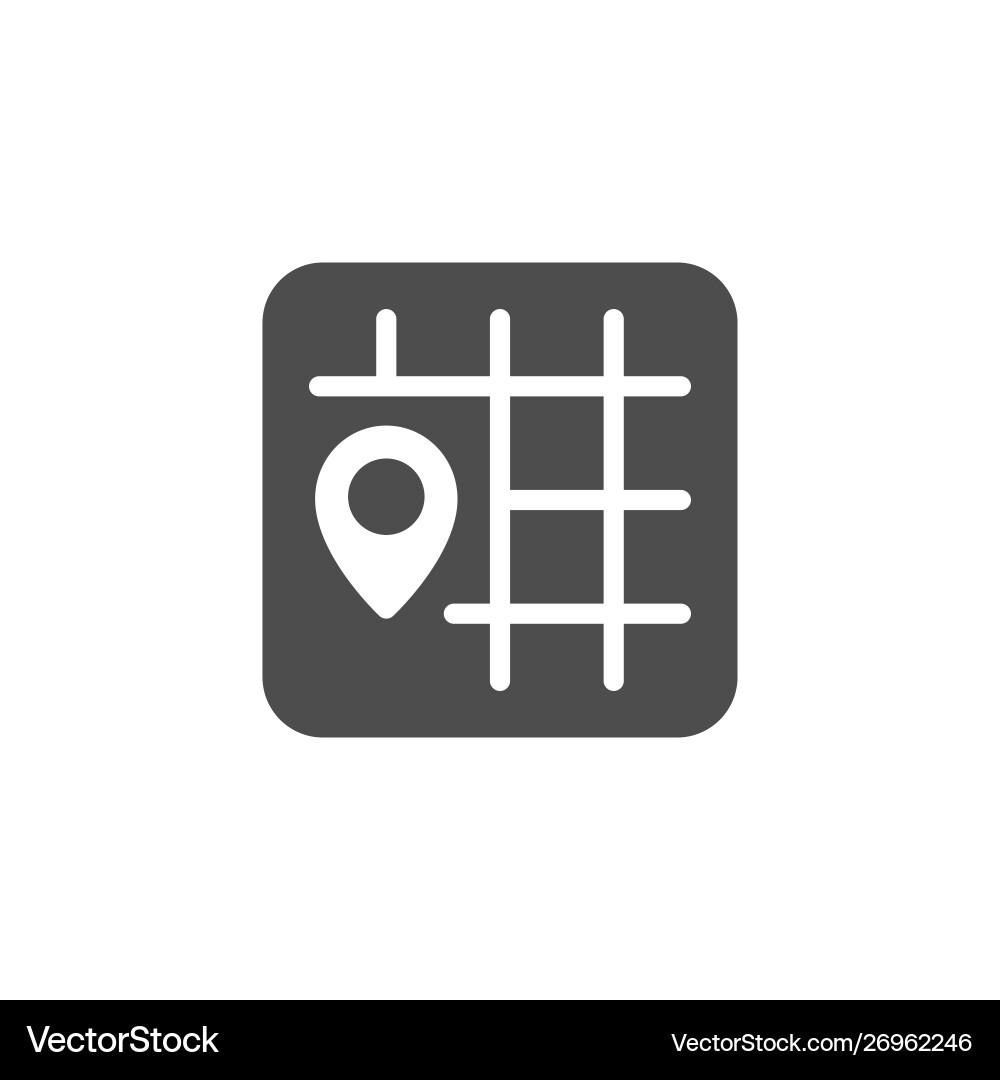 Location icon and map concept Royalty Free Vector Image