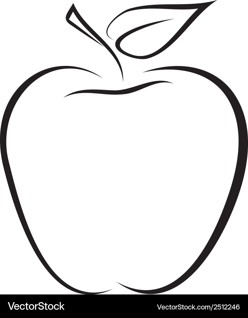Outline Apple Vector Images (over 27,000)