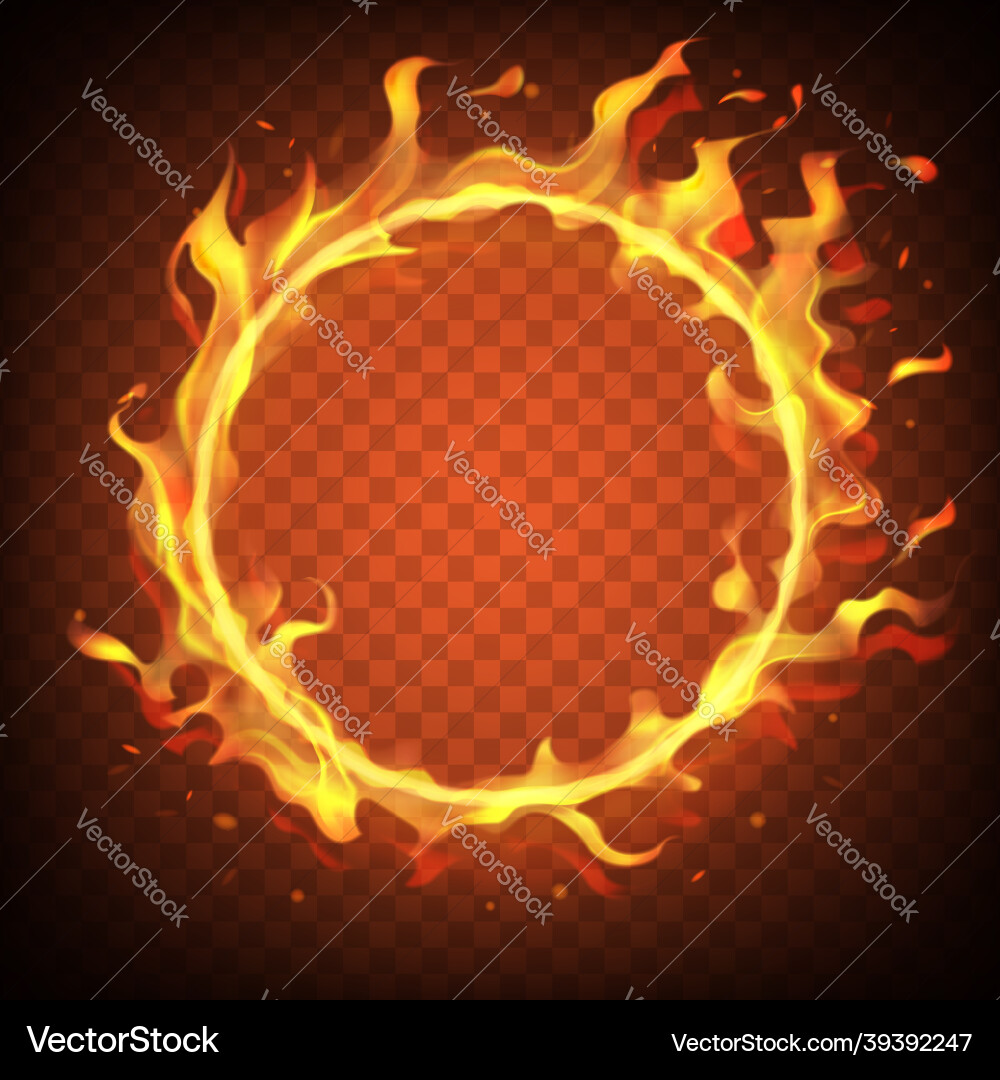 Fire Flame Round Vector Images (over 8,800)