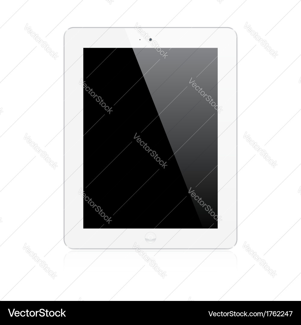 Realistic tablet Royalty Free Vector Image - VectorStock