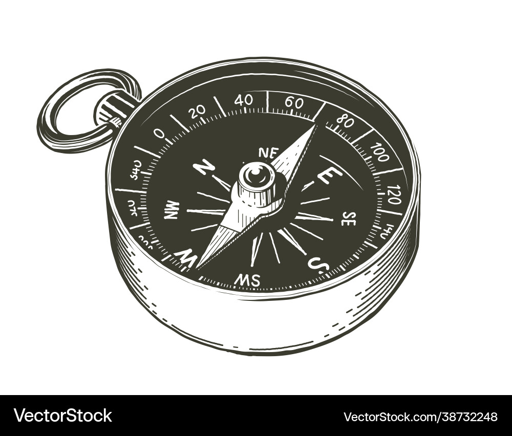 Compass Navigational Device Royalty Free Vector Image