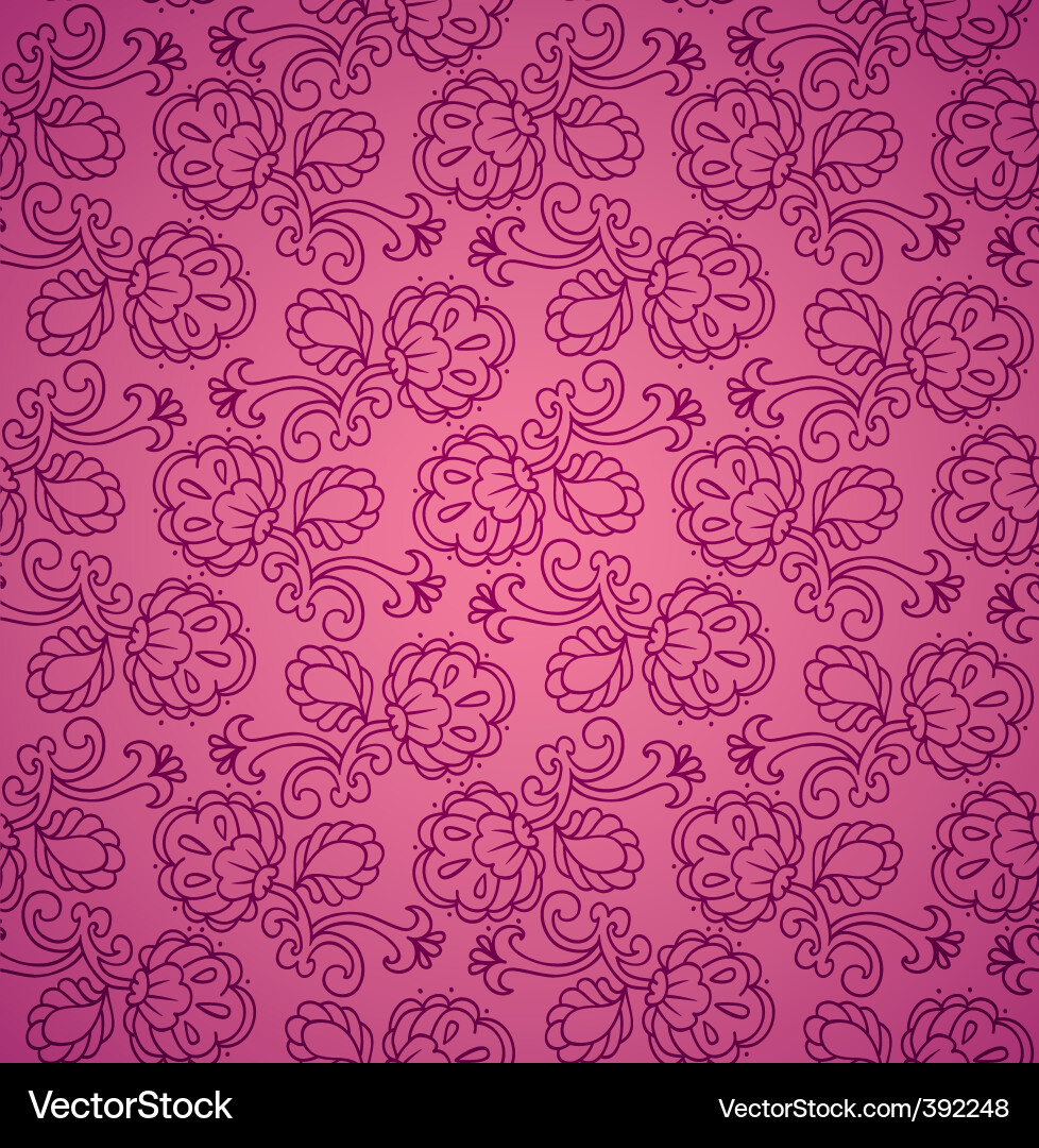 Floral background patter Royalty Free Vector Image